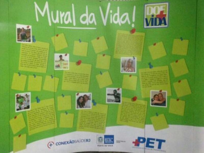 Mural da Vida, alerta cariocas sobre importância de doar órgãos - JD1 ...