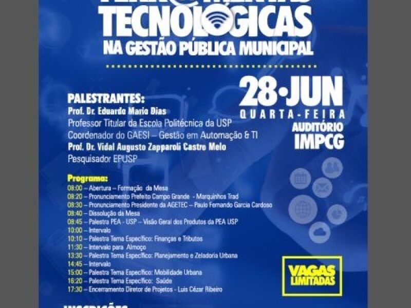 Agetec promove seminário para apresentar novas tecnologias - JD1 Notícias